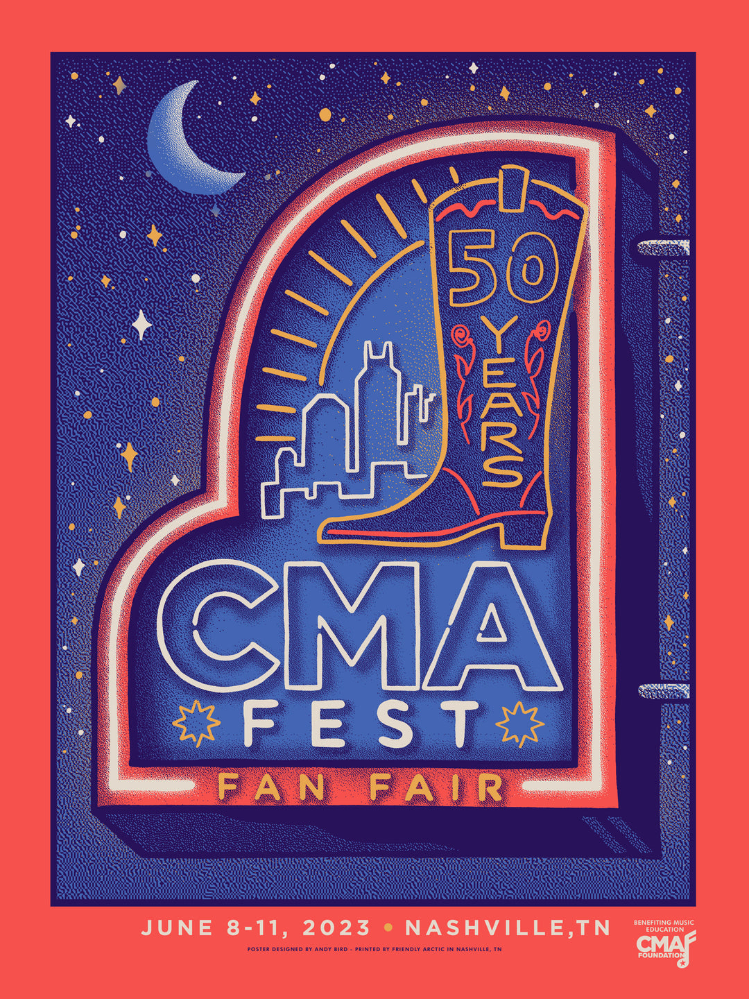 CMA Fest 2023 Poster – Friendly Arctic
