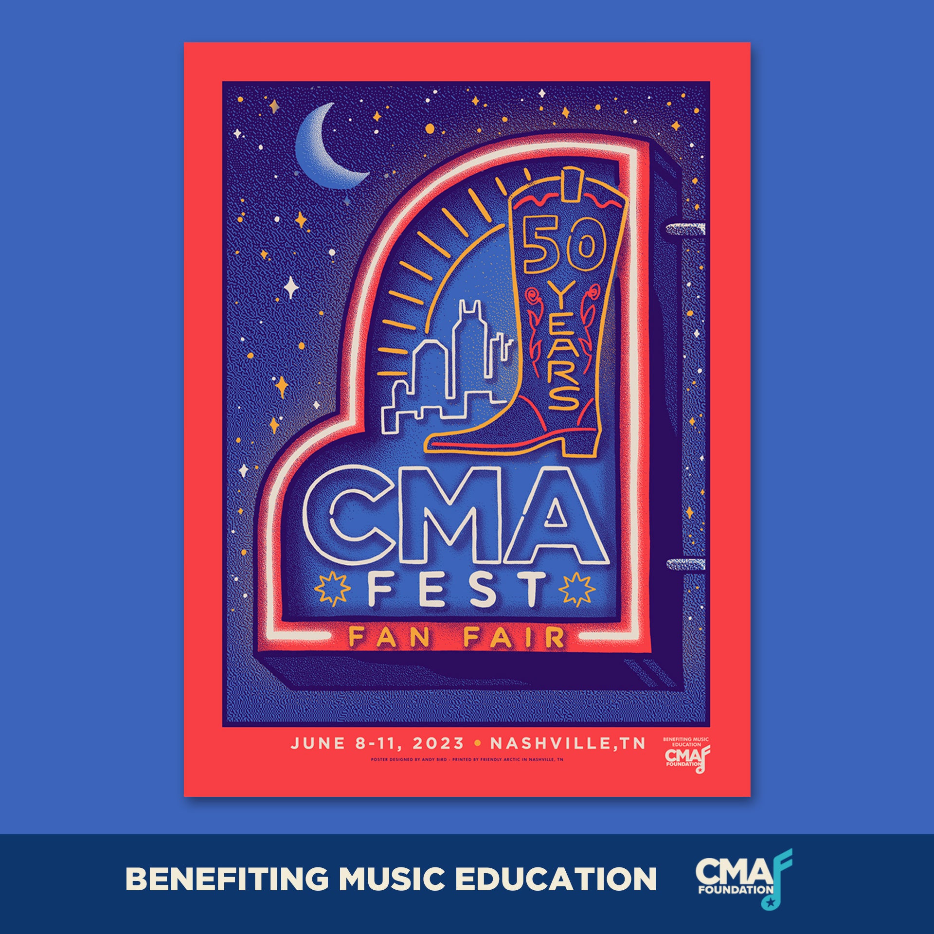 CMA Fest 2023 Poster – Friendly Arctic