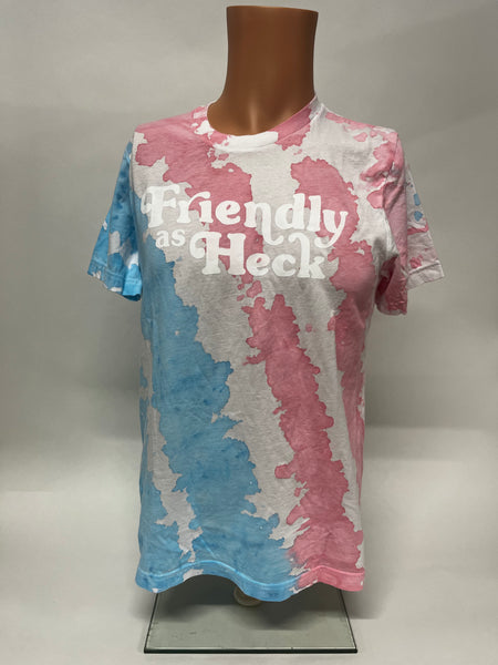 Proud As Heck: Transgender Flag Tie Dye Tee – Friendly Arctic