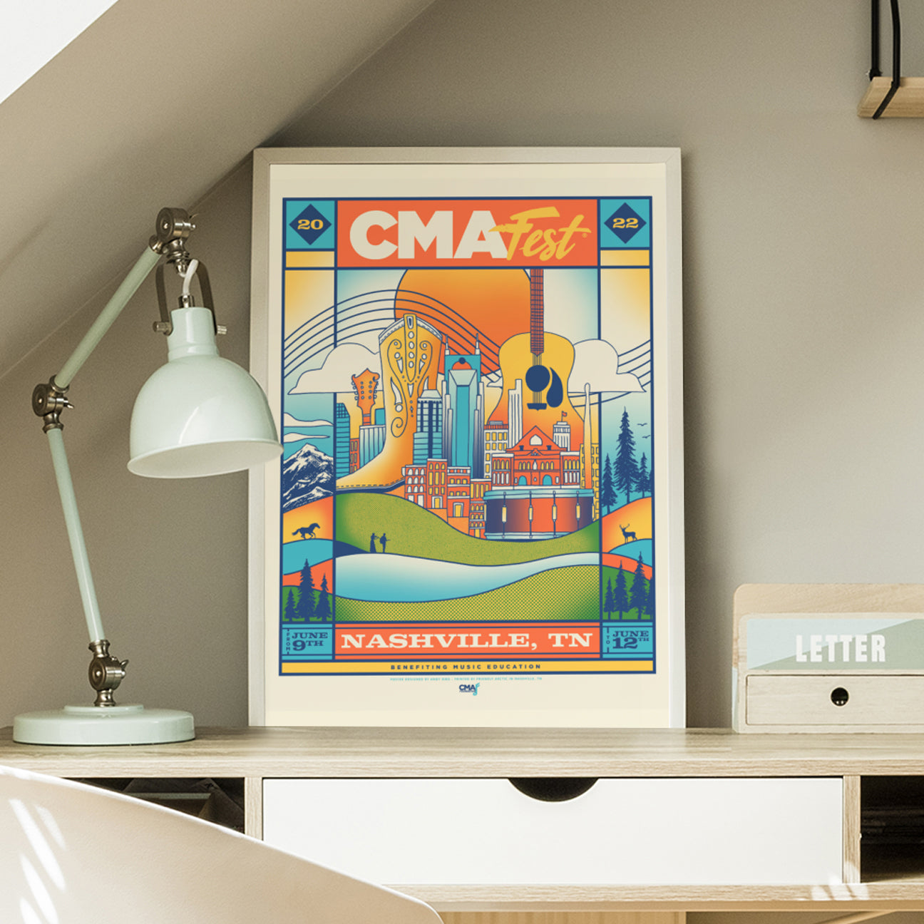 CMA Fest 2022 Show Poster – Friendly Arctic
