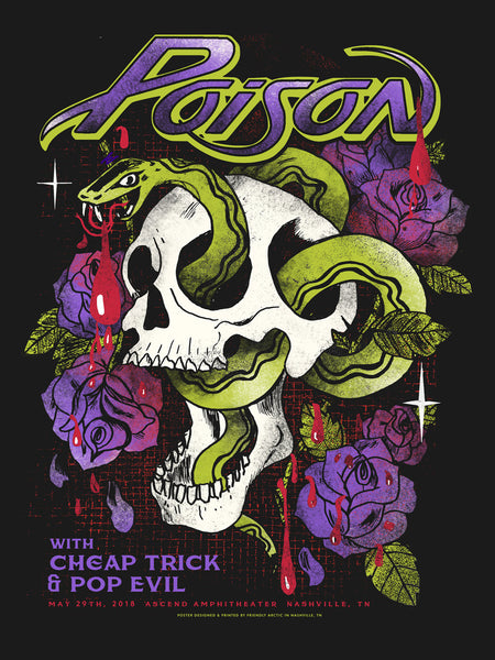 Poison - Ascend Amphitheater (5/29/18) – Friendly Arctic